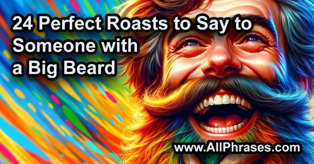 24 Perfect Roasts to Say to Someone with a Big Beard - All Phrases