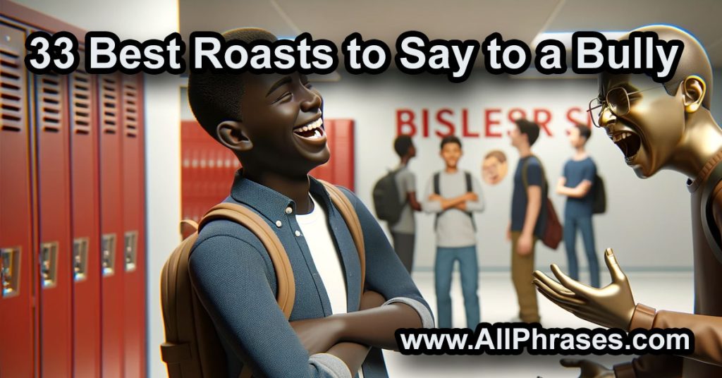 33 Best Roasts to Say to a Bully - All Phrases