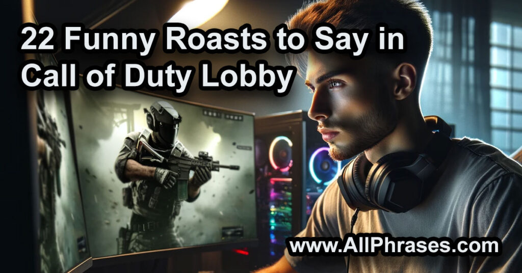 22 Funny Roasts to Say in Call of Duty Lobby - All Phrases