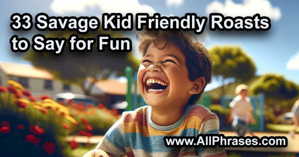 33 Savage Kid Friendly Roasts to Say for Fun - All Phrases