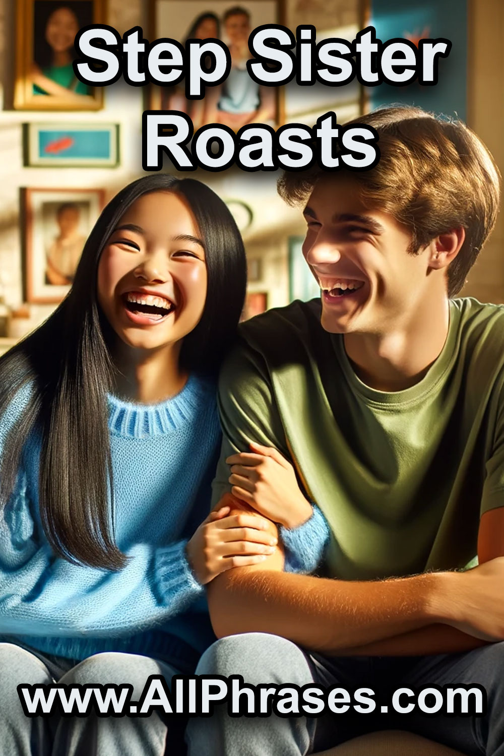 44 Hilarious Roasts for Saying to Your Step Sister - All Phrases
