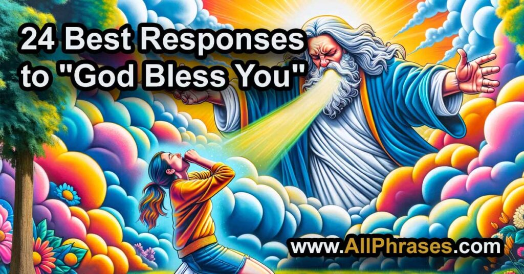 24 Best Responses to "God Bless You" - All Phrases