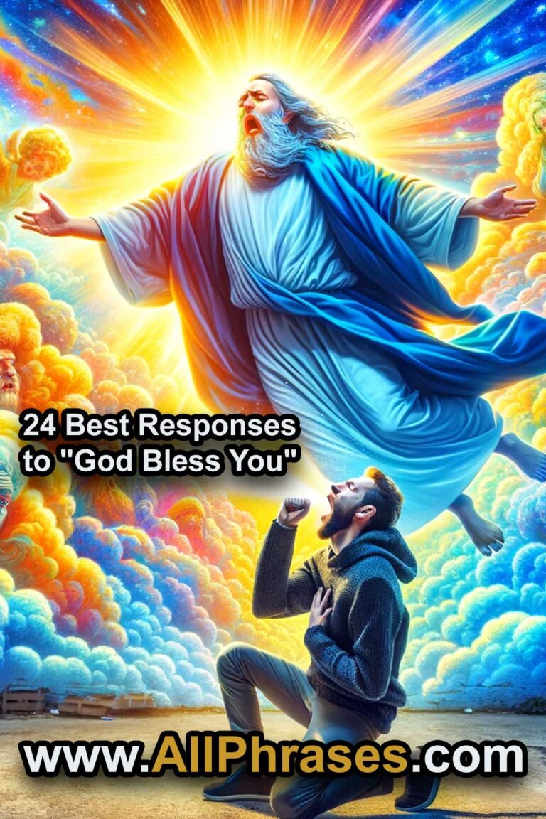 24 Best Responses to "God Bless You" - All Phrases