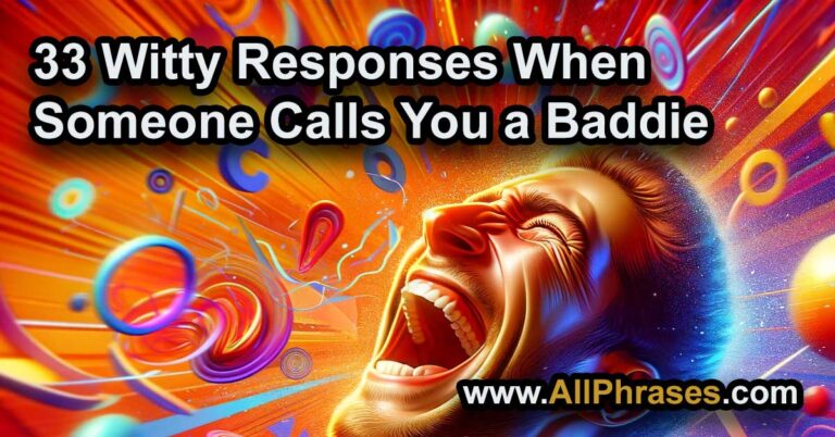 33 Witty Responses When Someone Calls You a Baddie - All Phrases