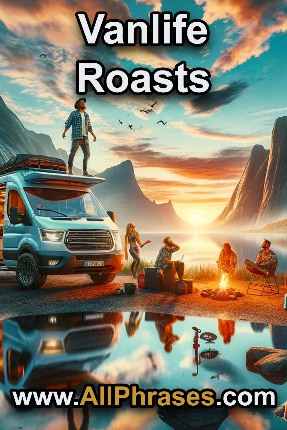 30 Funny Vanlife Roasts to Joke with a Fellow Nomad - All Phrases