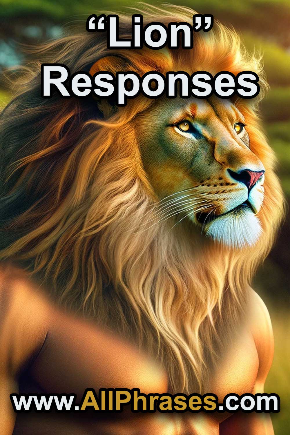 33 Witty Responses When Someone Calls You a Lion - All Phrases