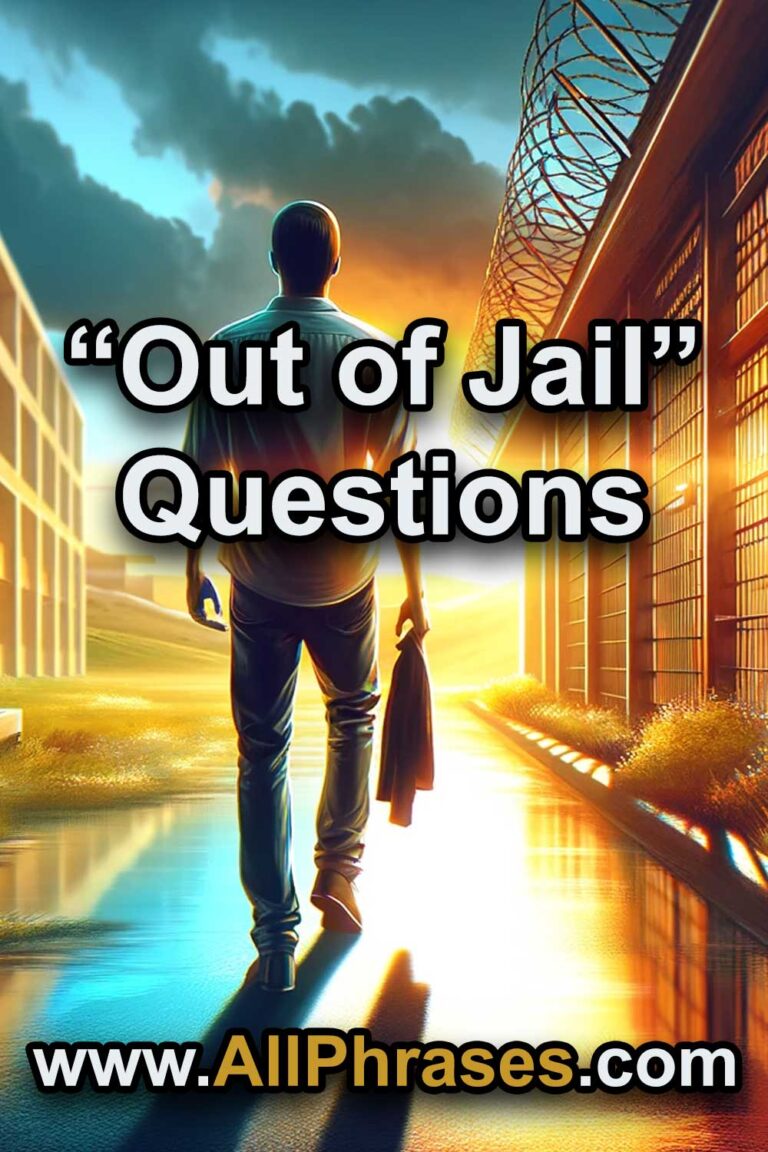 25 Questions to Ask Someone Who Just Got Out of Jail - All Phrases