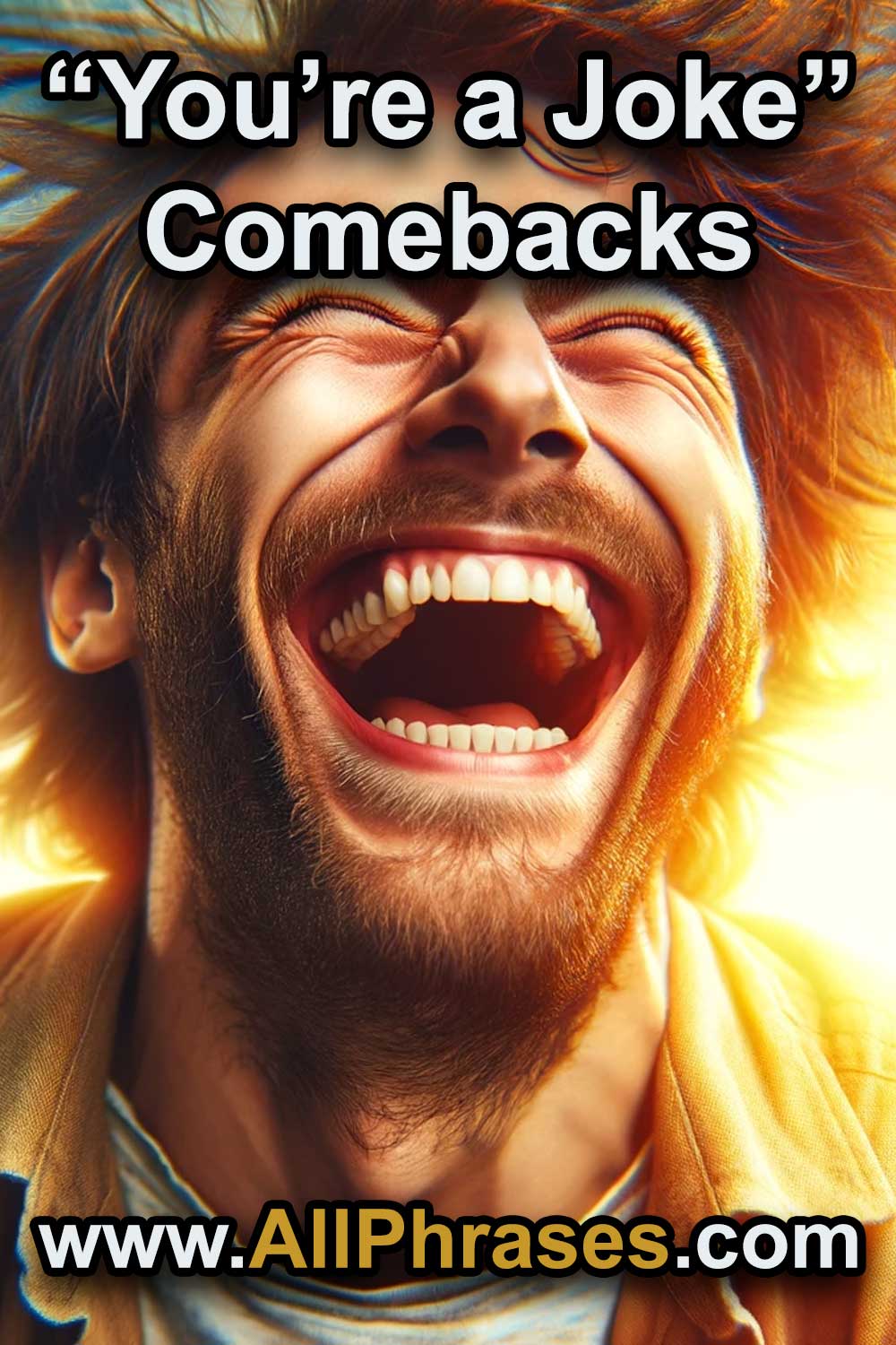 38 Perfect Comebacks to "You're a Joke" - All Phrases